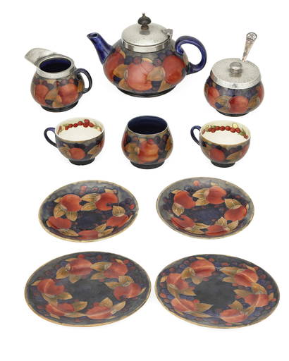 A group of Moorcroft pottery table items (#4108) on Nov 30, 2022 | John ...