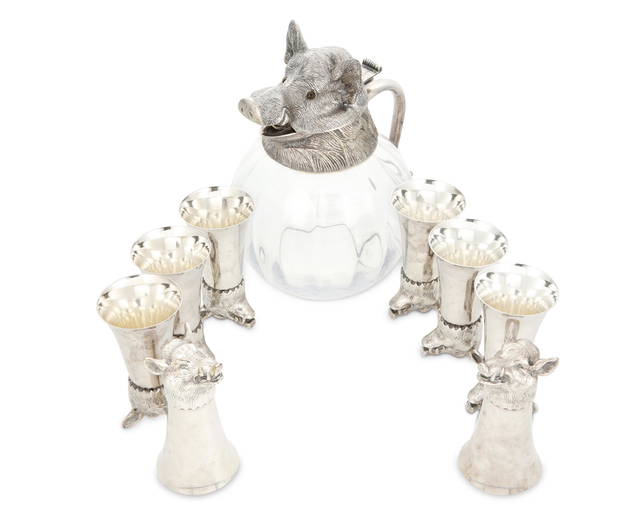 A Valenti Spain claret jug and stirrup cup set (#1135) on Jan 24, 2023 ...