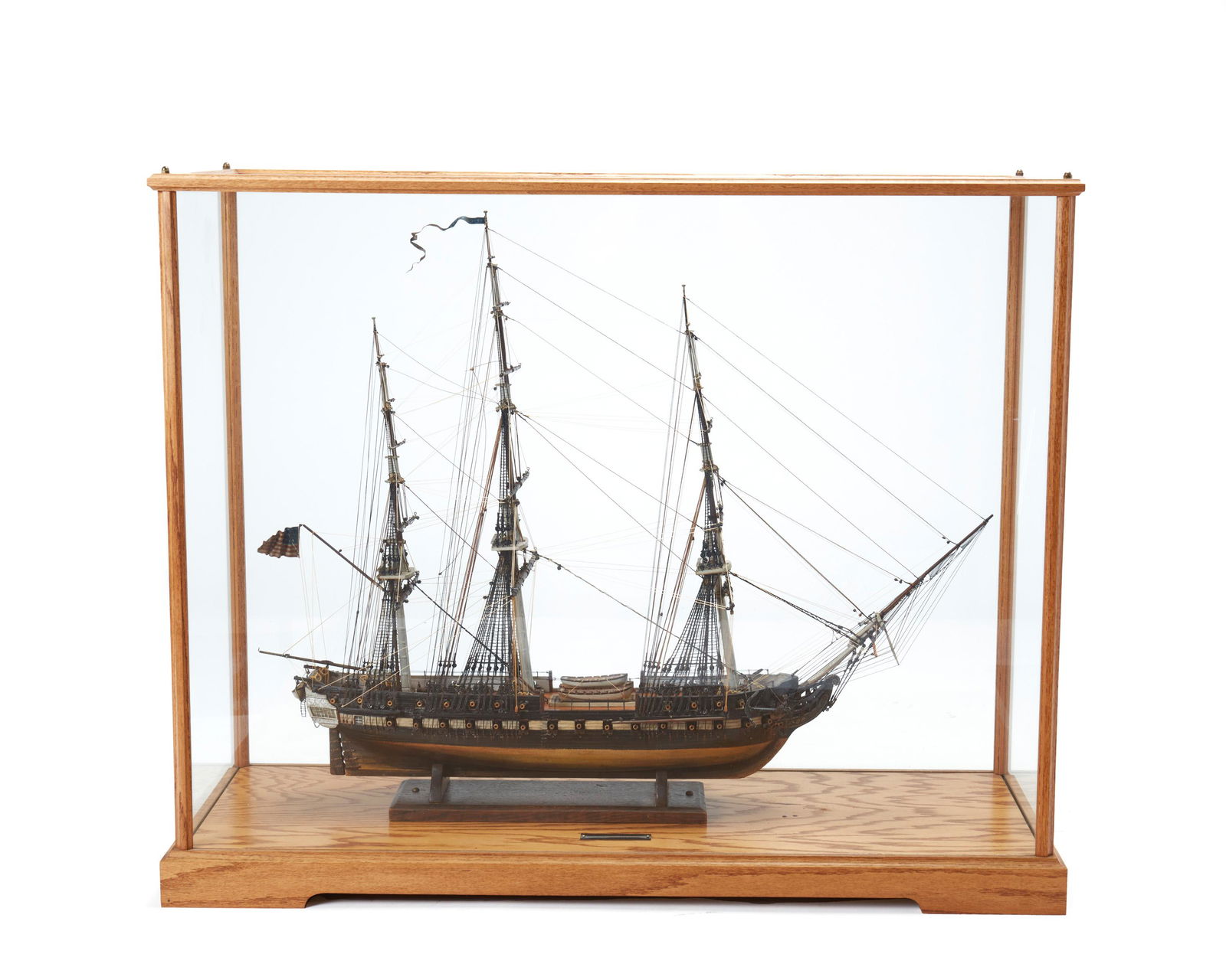 A Ship's Model Of The "uss Constitution"