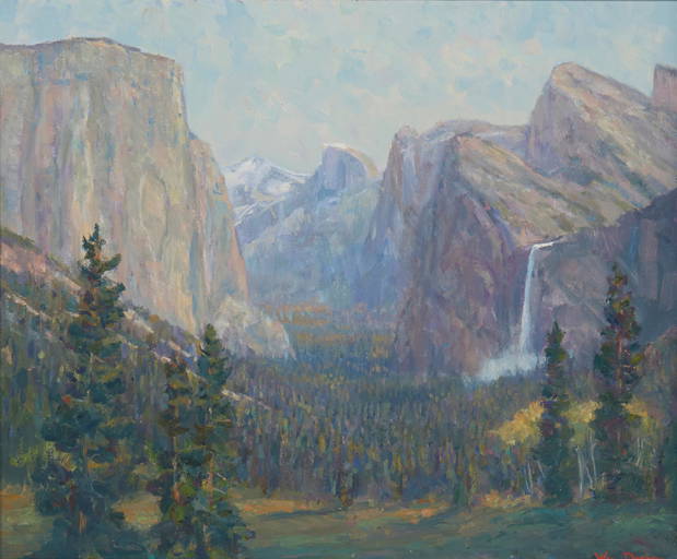 William Ballantine Dorsey (1942 2019), Yosemite Valley, Bridalveil Fall ...