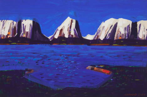 Conrad Buff (1886 1975) Monolithic Desertscape