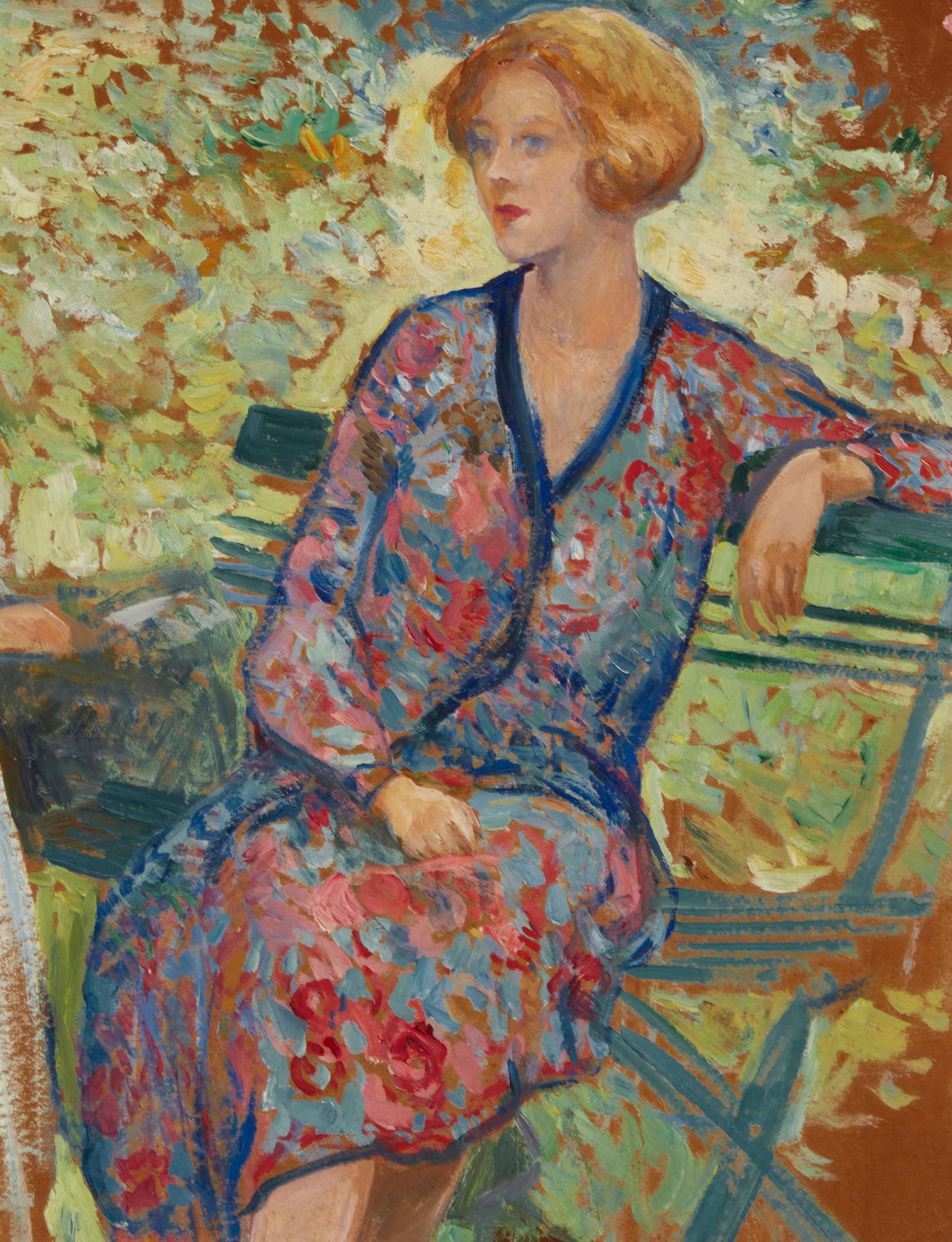 Attributed To George Laurence Nelson (1887-1978), Portrait Of A Woman ...