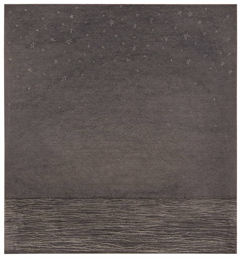 Jack Pierson (b. 1960), "horizon With Stars," 1991, Pencil On Paper ...