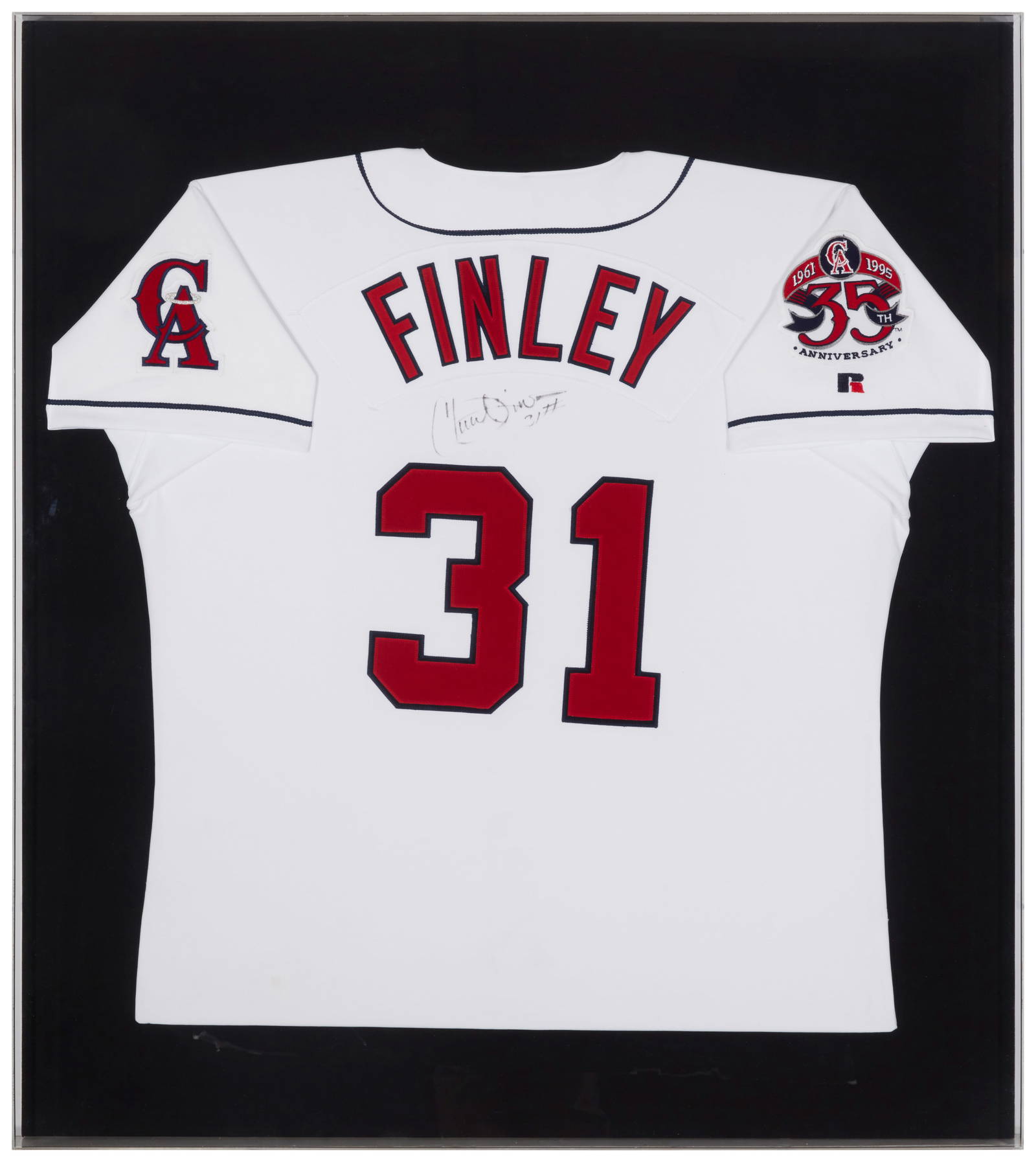 Buy An Autographed Chuck Finley (b. 1962) Los Angeles Angels 35th ...