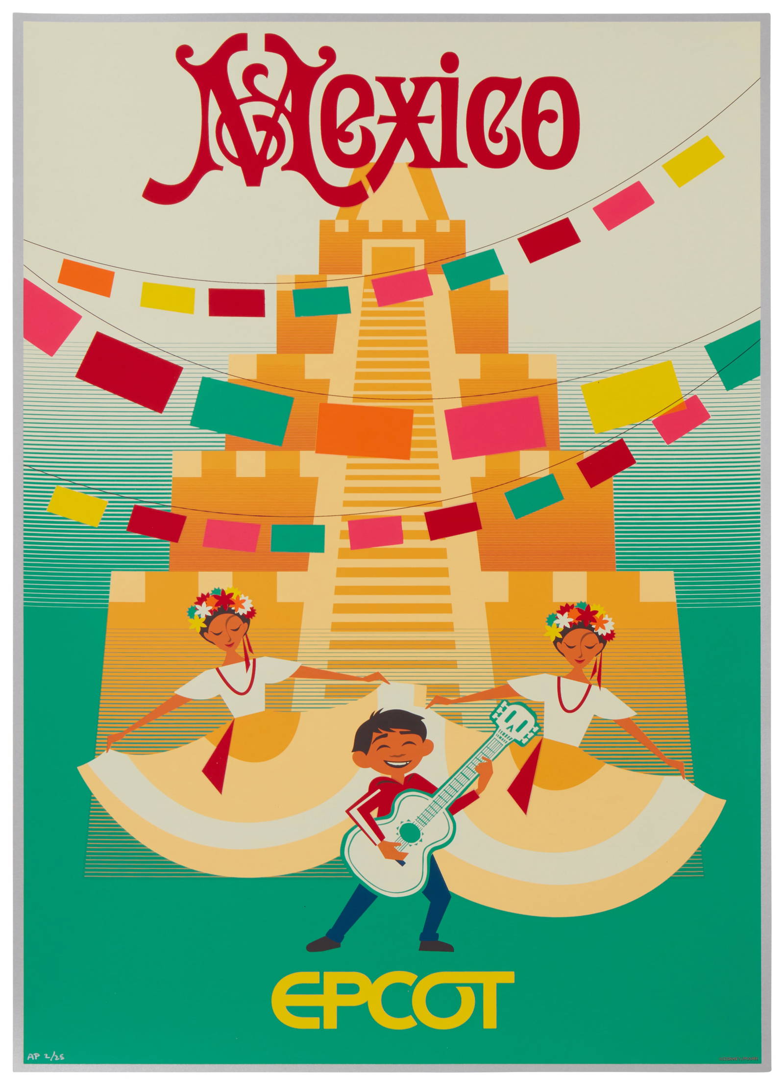 Eric Tan (20th Century) And Stacey Aoyama (20th Century), "epcot 40th Anniversary - Mexico ...