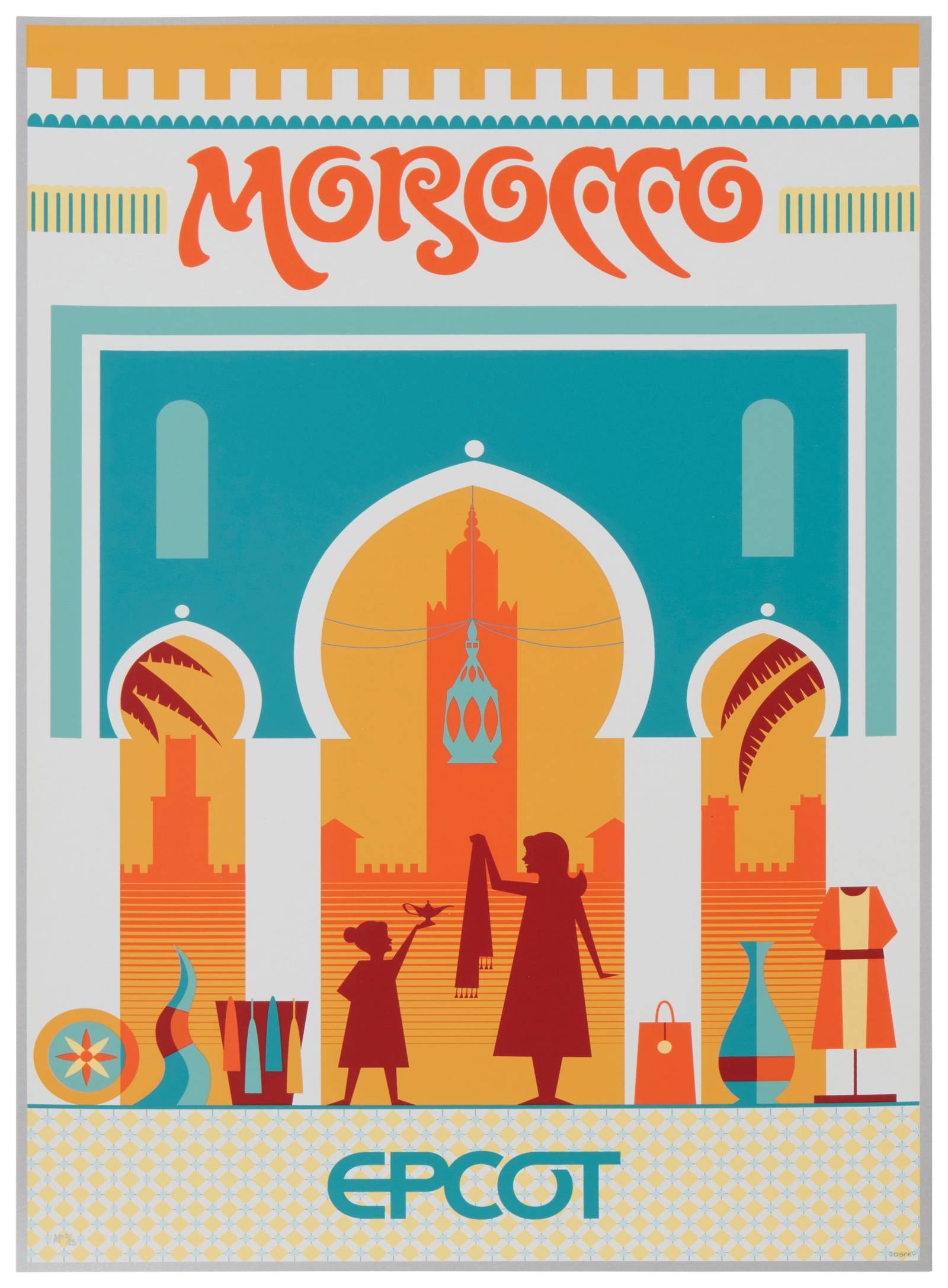 Eric Tan (20th Century) And Stacey Aoyama (20th Century), "epcot 40th ...