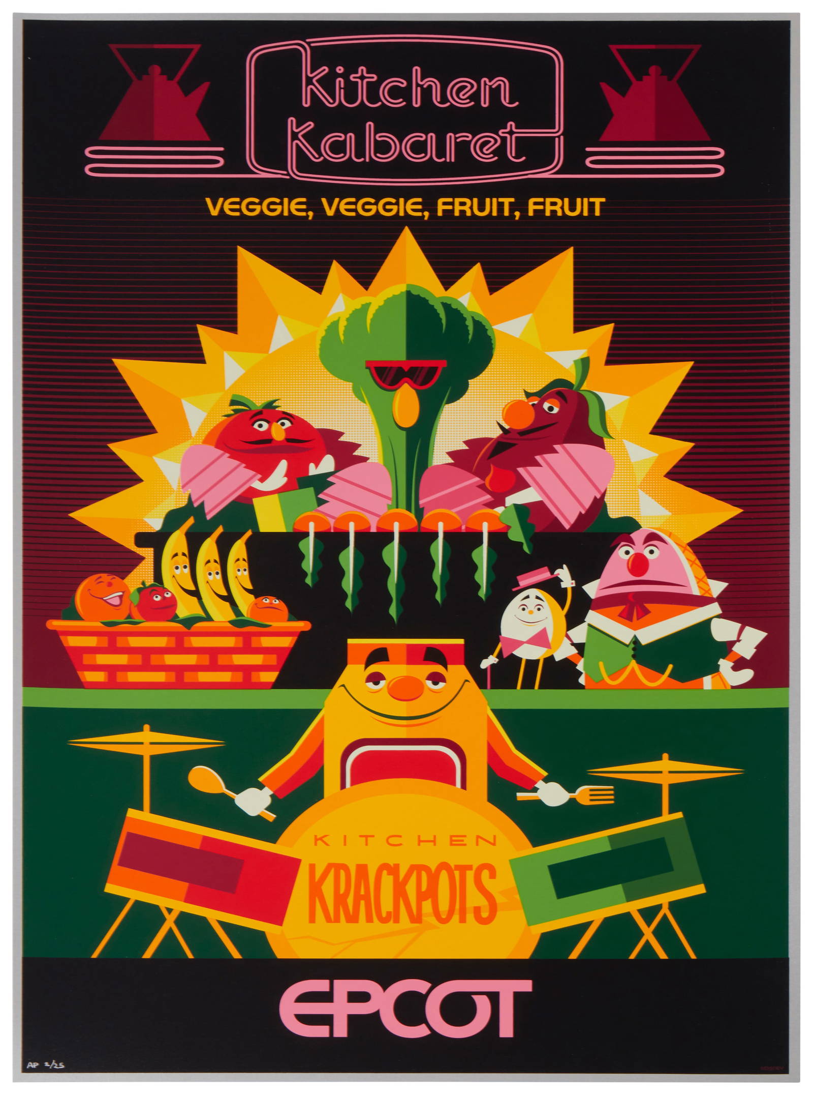 Eric Tan (20th Century) And Stacey Aoyama (20th Century), "epcot 40th Anniversary - Kitchen Auction