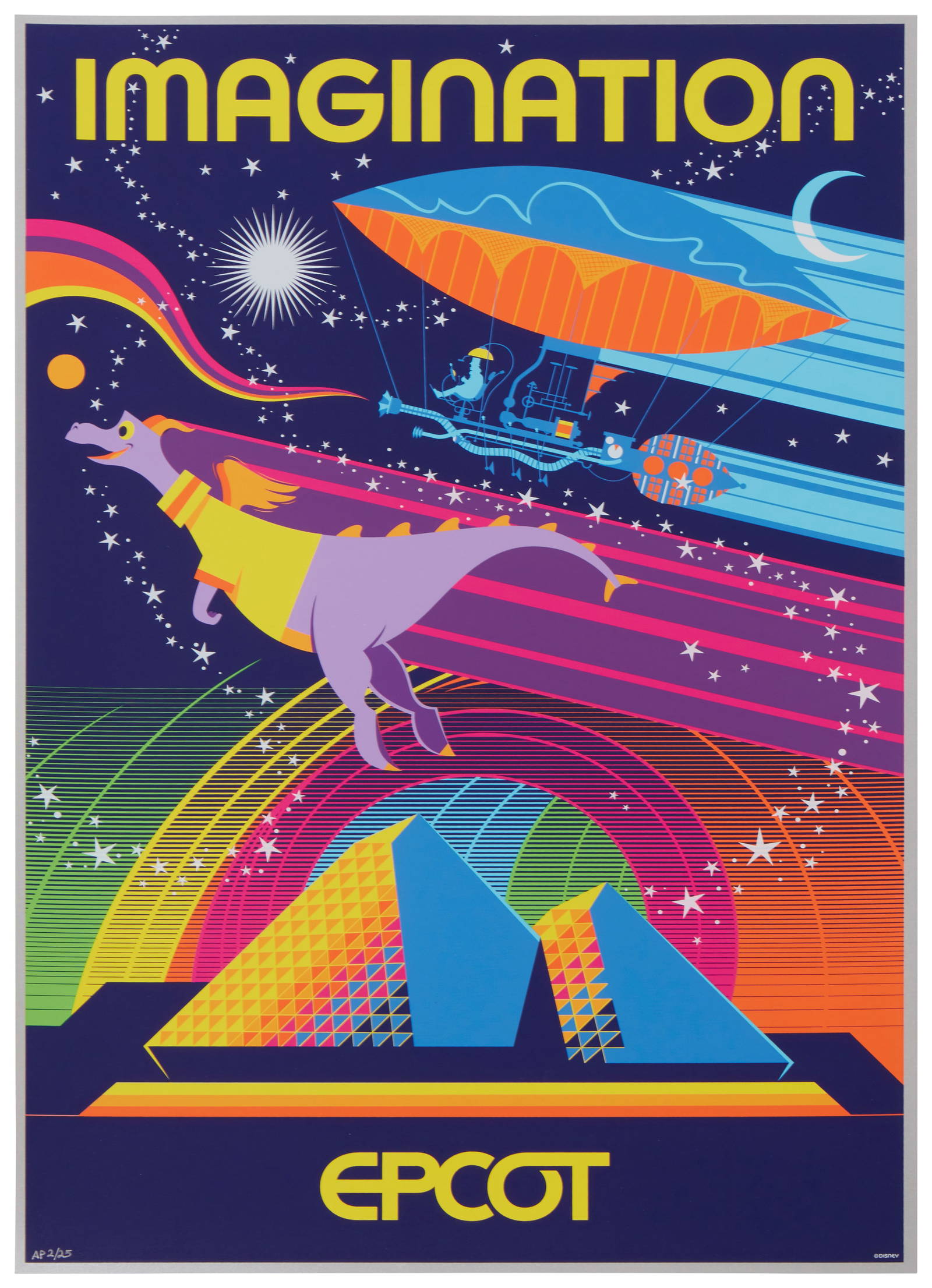 Eric Tan (20th Century) And Stacey Aoyama (20th Century), "epcot 40th ...