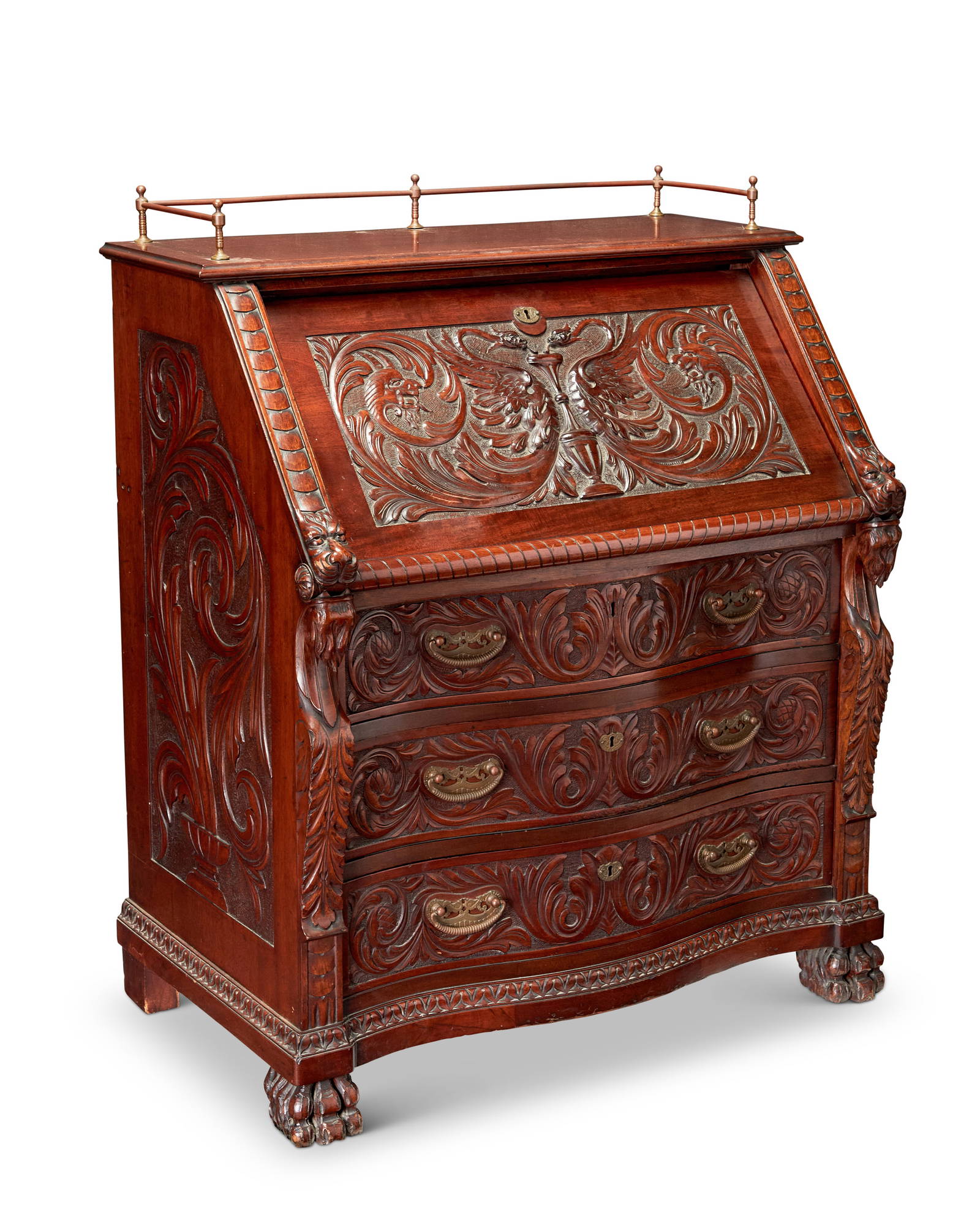 An R.j. Horner "governor Winthrop" Desk Auction