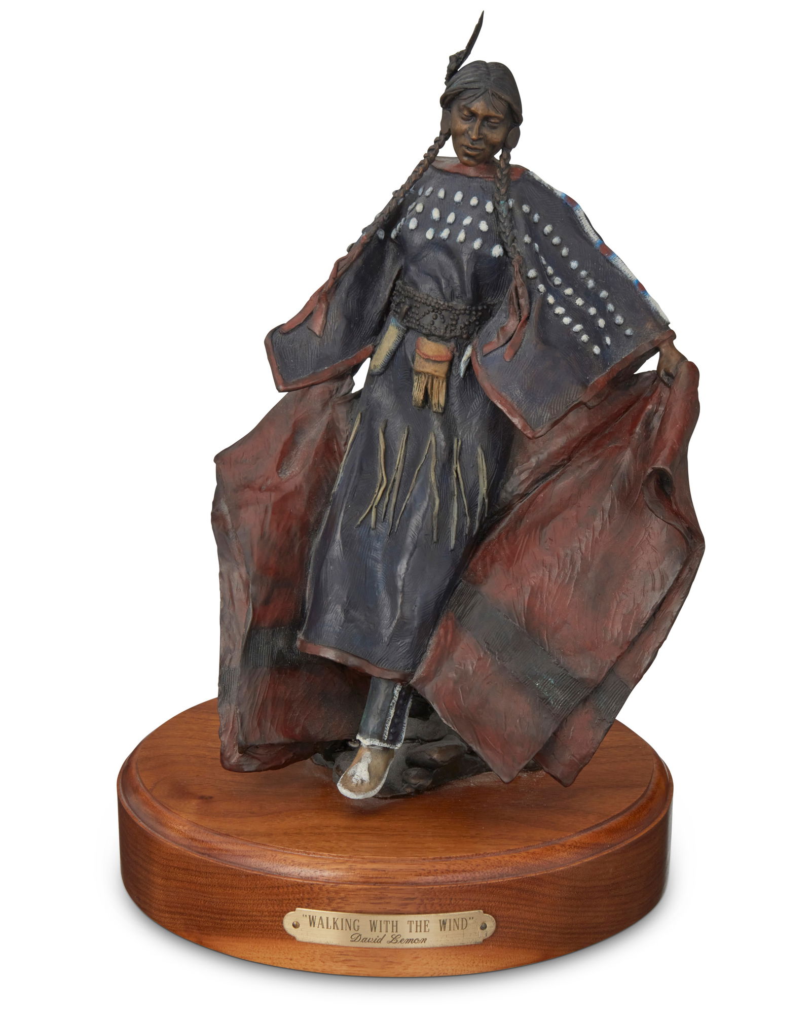 David Lemon (b. 1945), "walking With The Wind" Auction