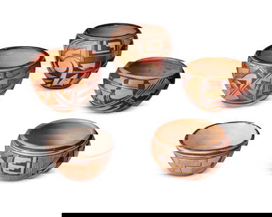 An Acoma Pueblo Polychrome Pottery Bowl Auction