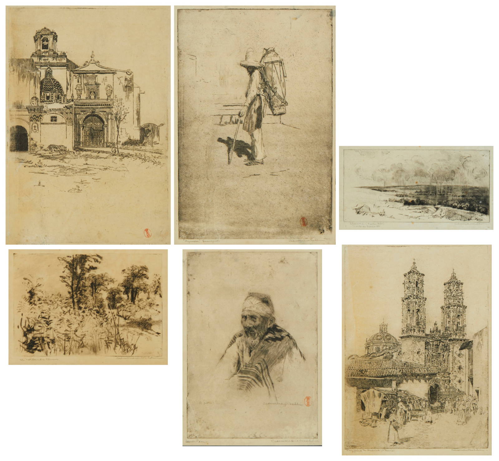 Cadwallader Lincoln Washburn (1866-1965), A Group Of Four Landscapes ...