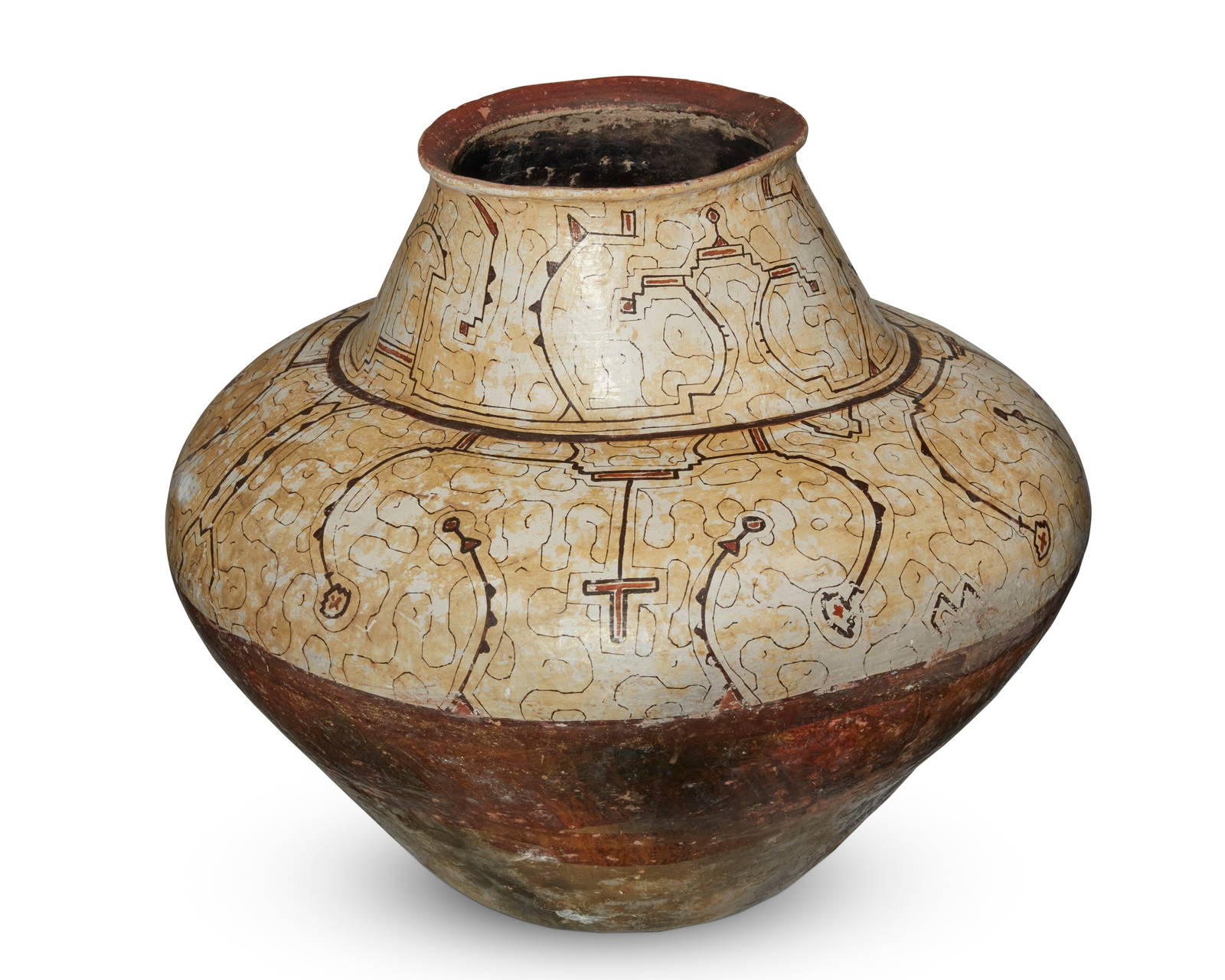 A Shipibo-conibo Ainbo Chomo Pottery Water Vessel Auction