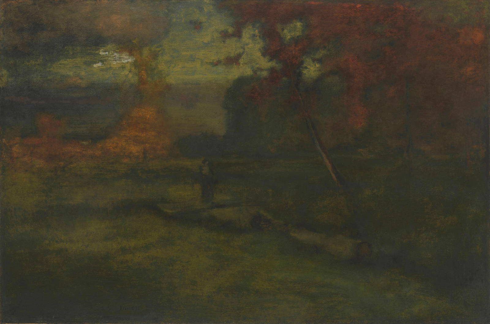 George Inness (1825-1894), "twilight," 1889 Auction
