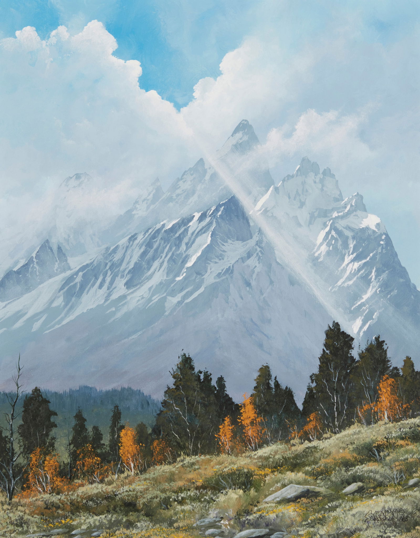 Dick Sorenson (20th Century), "illumination," 1988 Auction