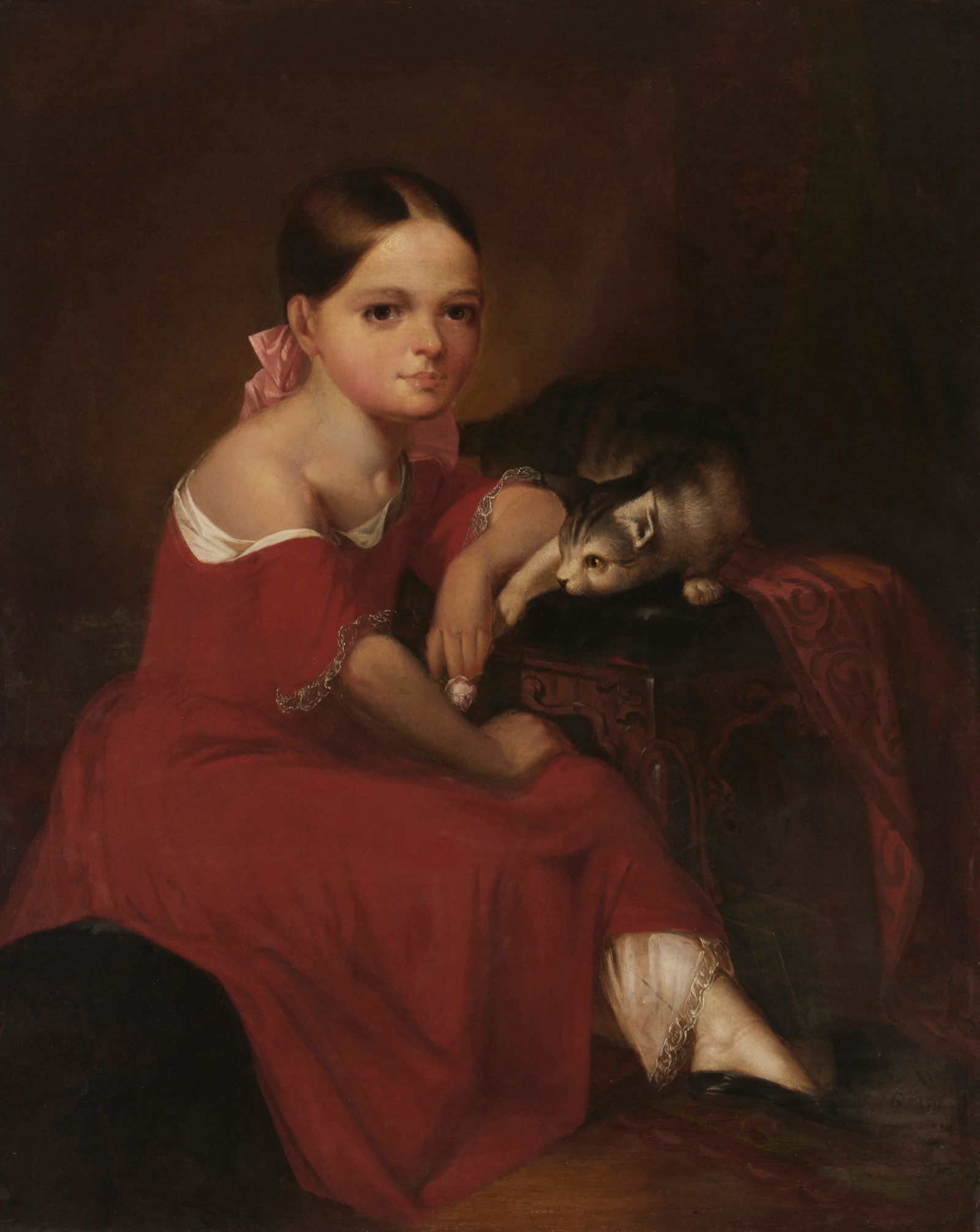 Thomas Sully (1783-1872), "portrait Of Matilda Ballard," 1850 Auction