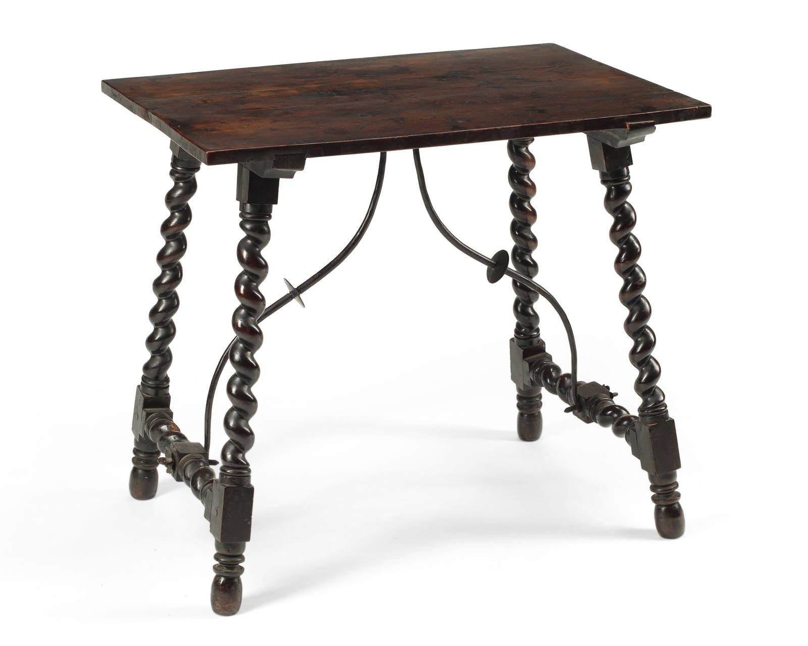 A Spanish Renaissance-style Iron-mounted Trestle Table Auction
