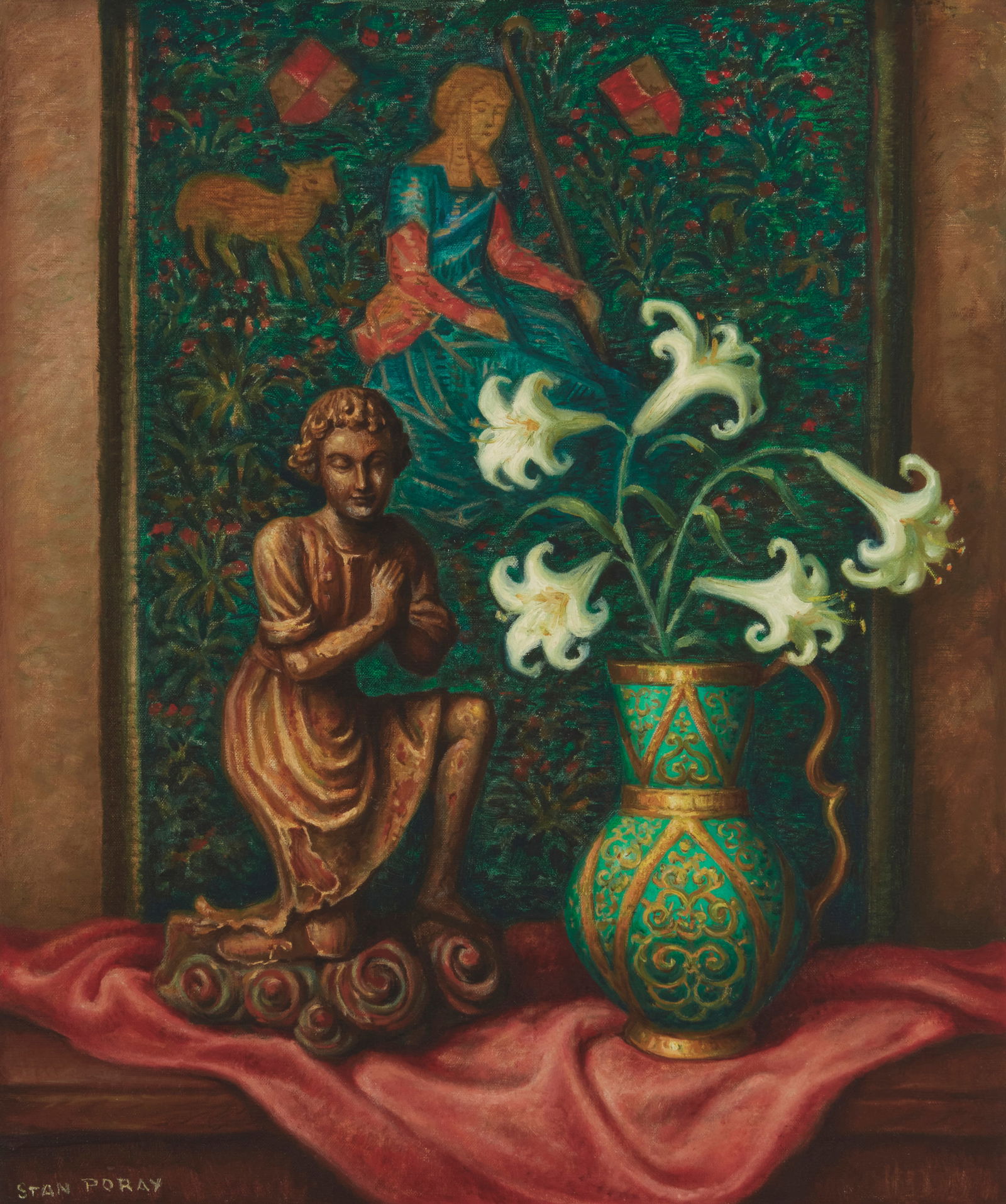 Stan Pociecha Poray (1888-1948), "angel Gotica (gothic Angel)" Auction