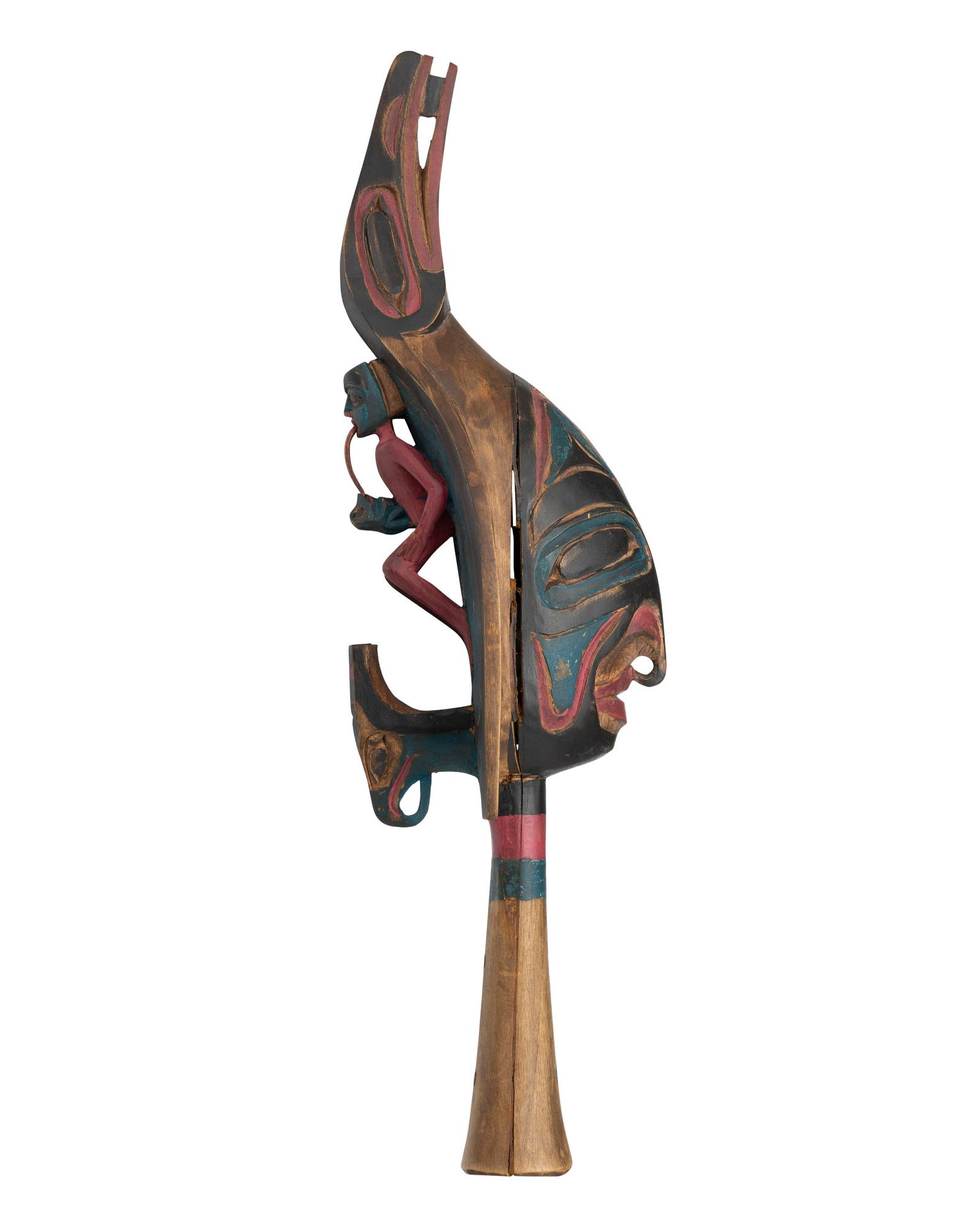 A Northwest Coast Carved Wood Rattle Auction