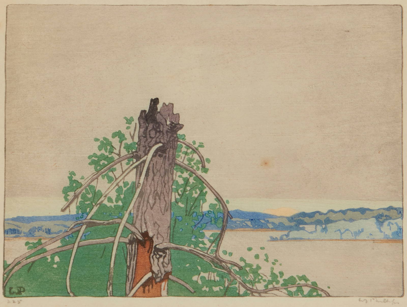 Walter Joseph Phillips (1884-1963), "the Stump" From The "canadian ...