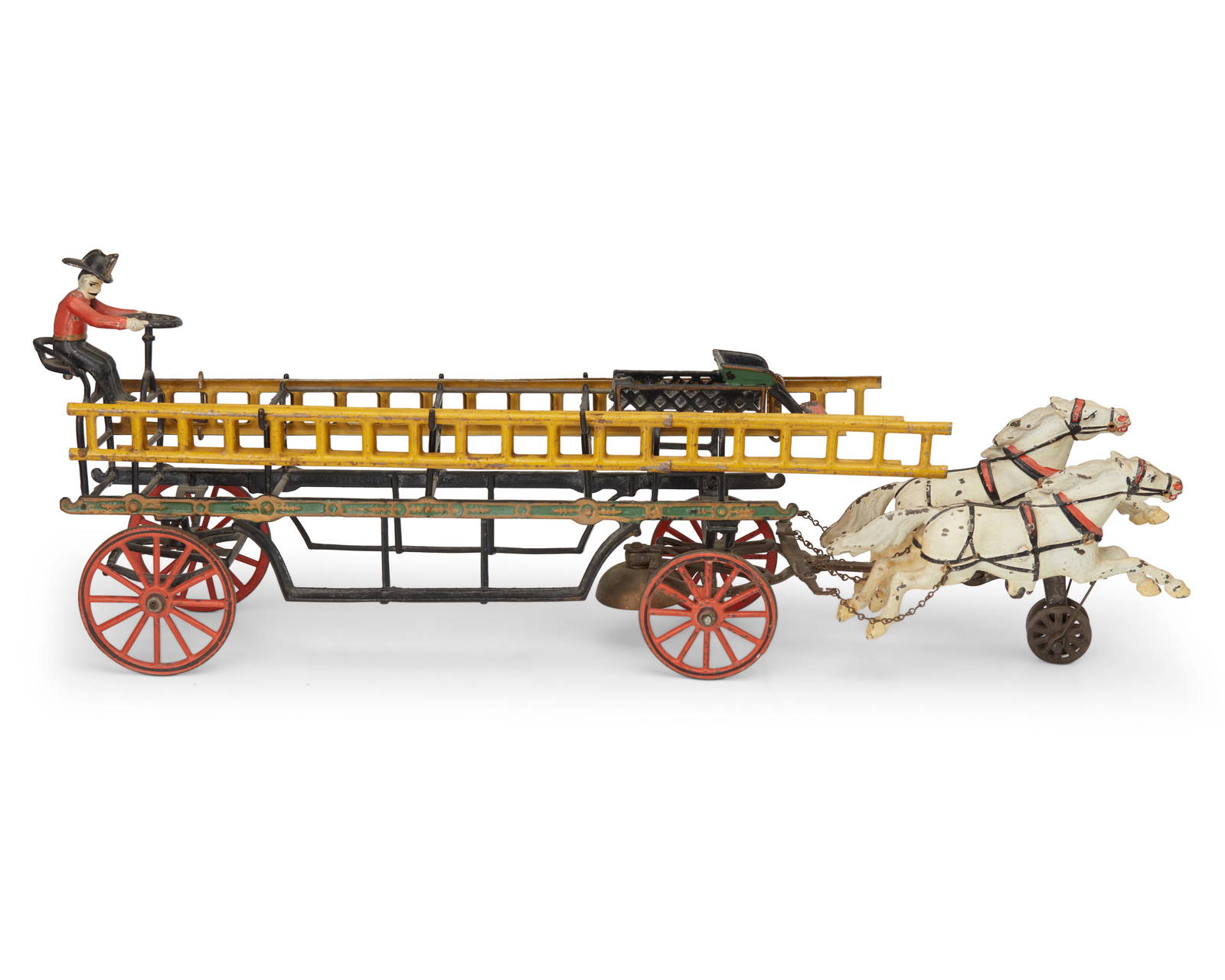 A Pratt And Letchworth Cast Iron Hook And Ladder Fire Toy Auction