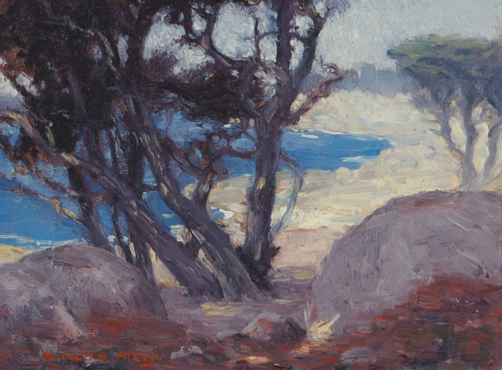 William Posey Silva (1859-1948), California Coastal Auction