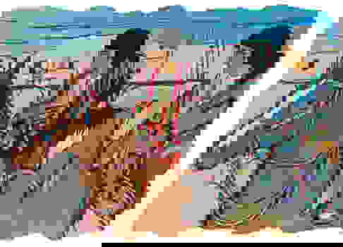 Amado Maurillo Peòa (b. 1943, Pascua Yaqui), "vista Al Pueblo," From ...