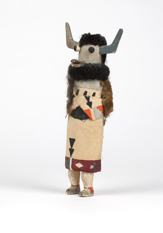 A Zuni shalako kachina doll