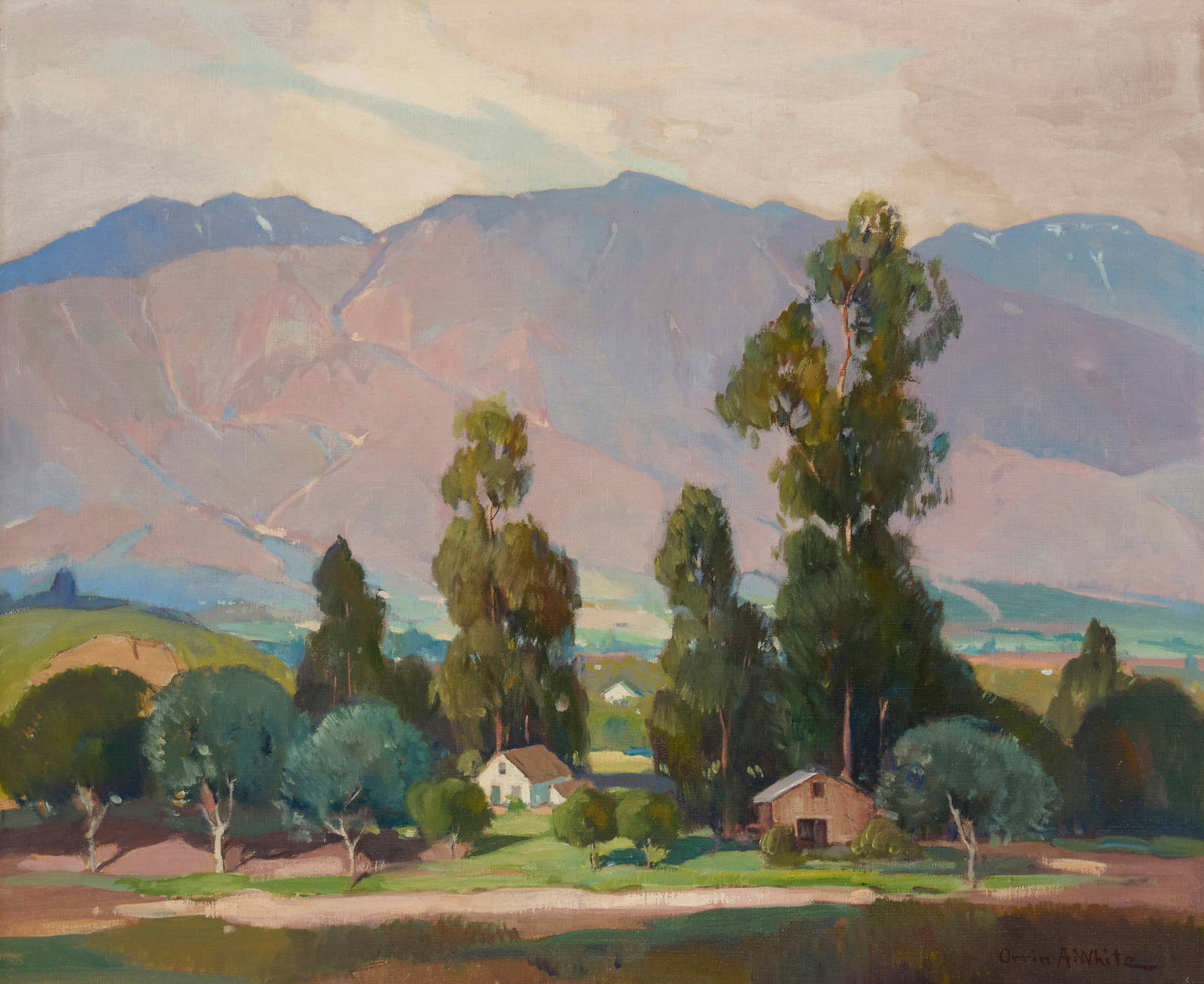 Orrin A. White (1883-1969), "near Topanga" Auction