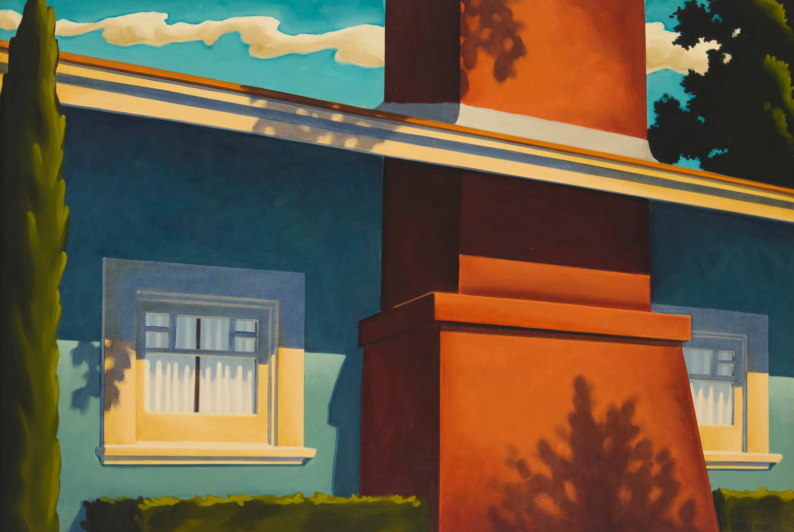 Robert Kenton Nelson (b. 1954), "shadowed House" Auction