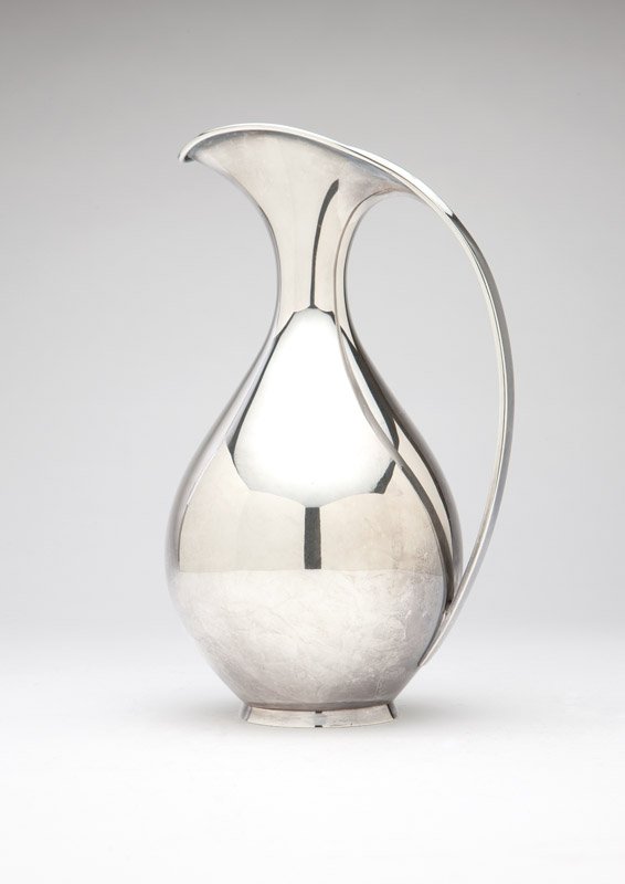 A Kay Fisker Danish modern sterling silver pitcher