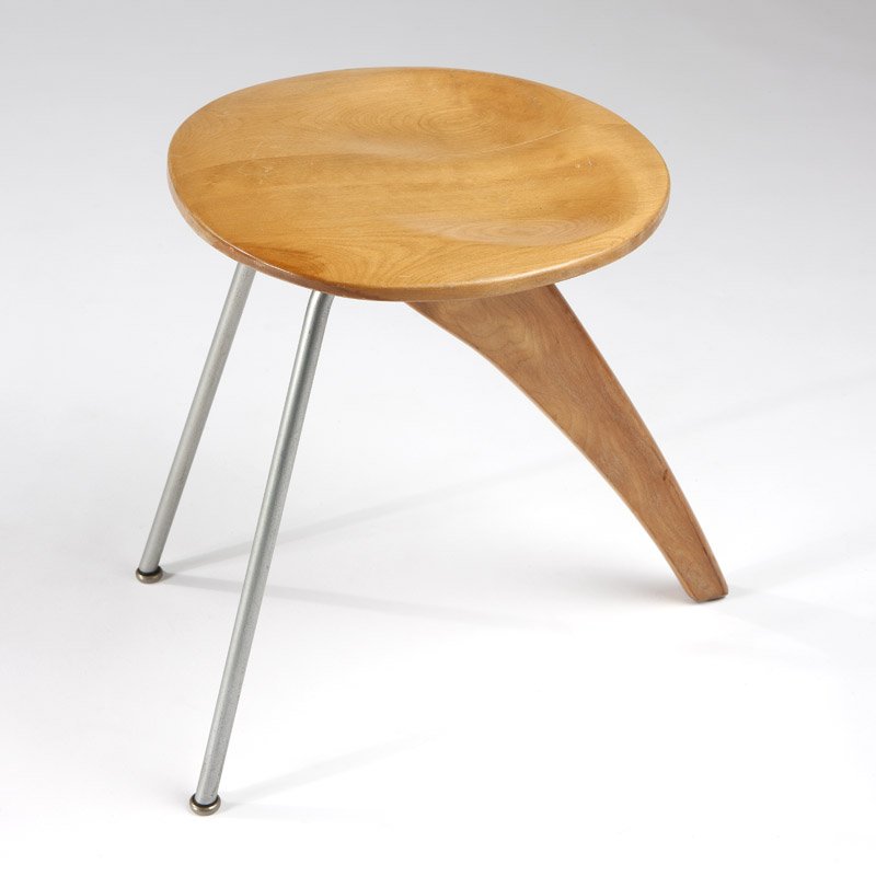 Isamu Noguchi, Rudder Stool, model IN-22 - Jun 04, 2020 | Wright in IL