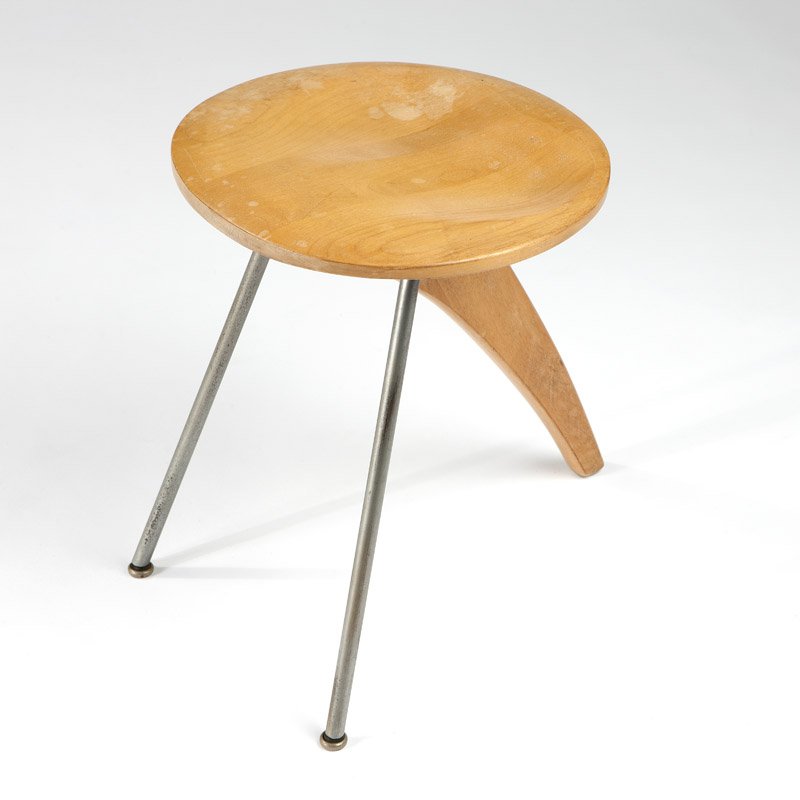 Isamu Noguchi, Rudder Stool, model IN-22 - Jun 04, 2020 | Wright in IL