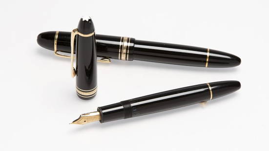 Montblanc Meisterstuck 14k Black Fountain Pen