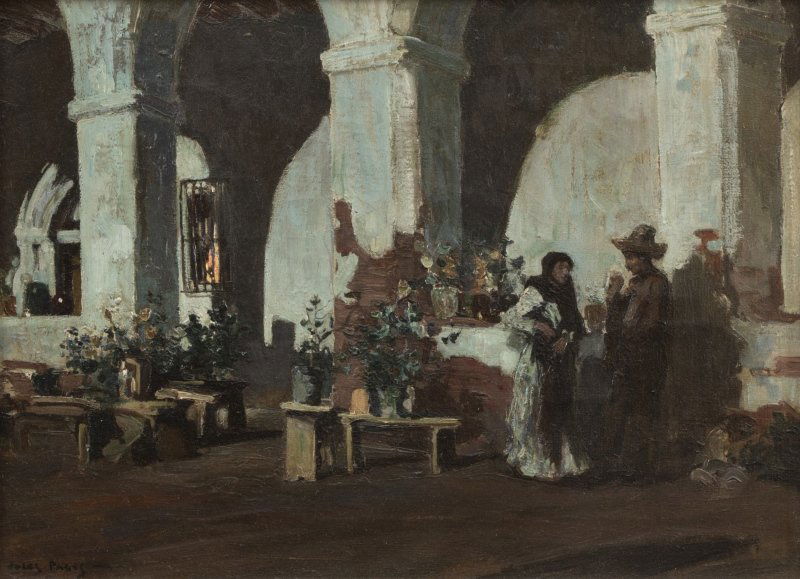 Jules Pages "San Francisco" oil on board - Jun 18, 2021 | Michaan's ...