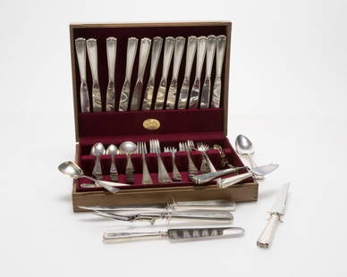 Gorham Etruscan Pattern Sterling Flatware Set, Designed By William ...