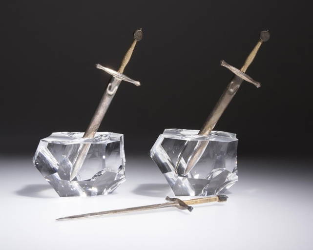 Steuben "excalibur" Paperweights & Paper Knives