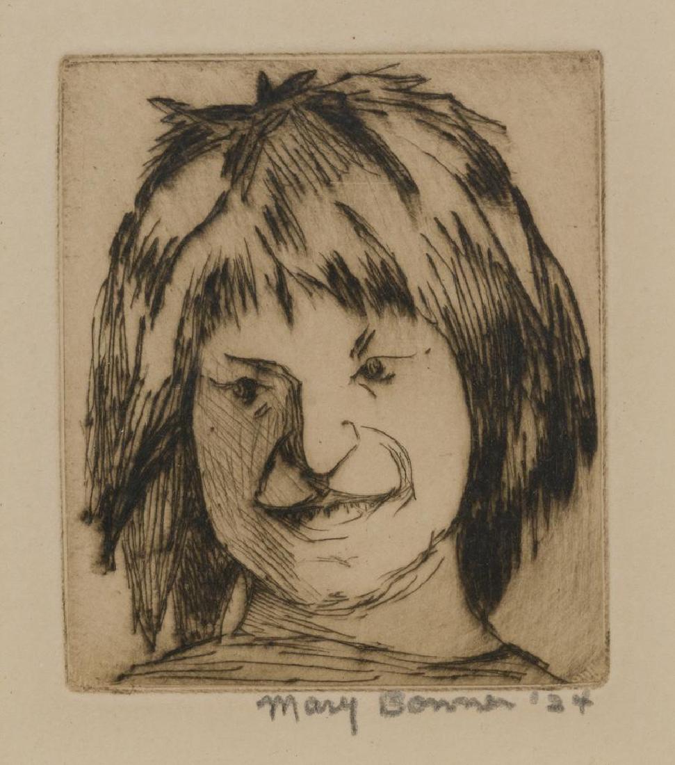 Mary Bonner (1887-1935), Woman, 1924, etching - May 20, 2017 | Vogt ...