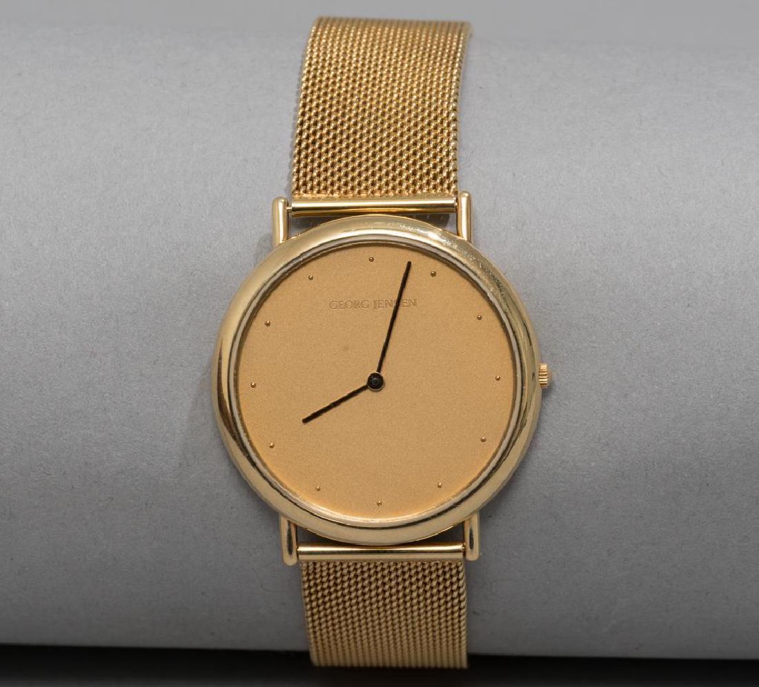 Estate Georg Jensen Thorup & Bonderup 18K Gold Watch