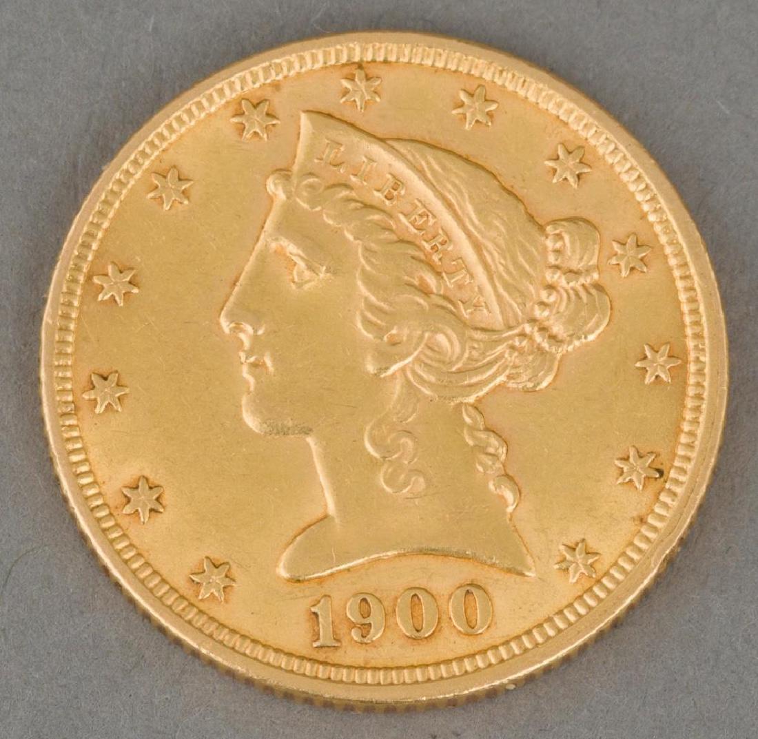 1900 U.S. Mint Gold Liberty Head $5 Coin