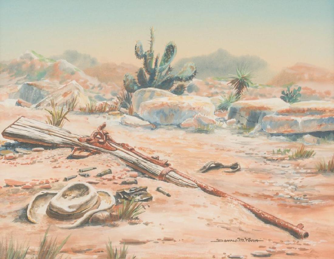 Donald Yena (b. 1933), Rustic Rifle, watercolor - May 05, 2018 | Vogt ...