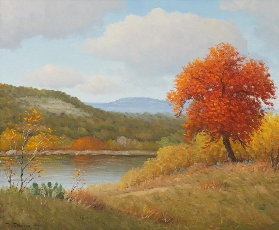 Don Warren (1935-2006), Autumn, oil on canvas, 20 x 24"
