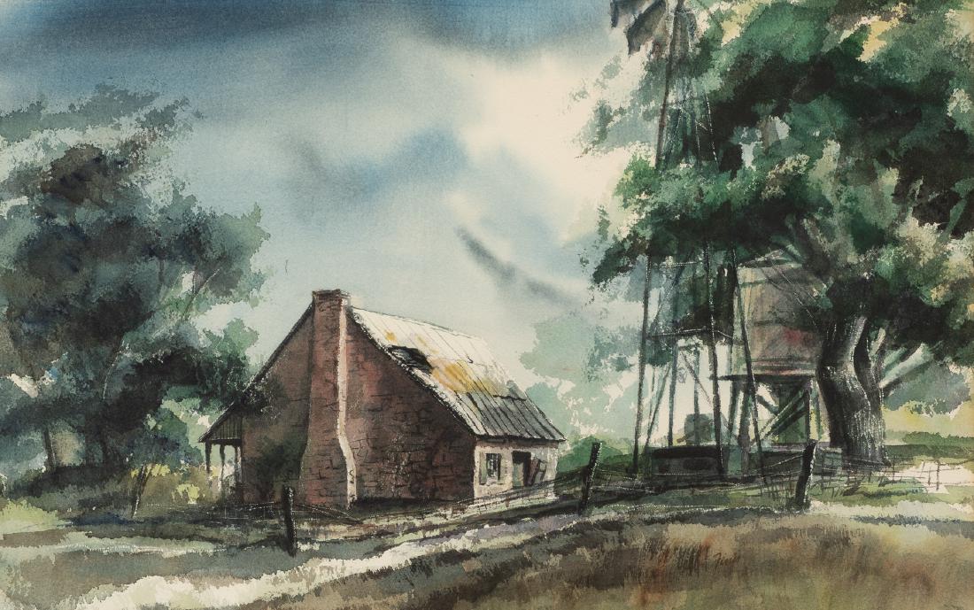 Finis Collins, "Summer Afternoon at Leon Springs",