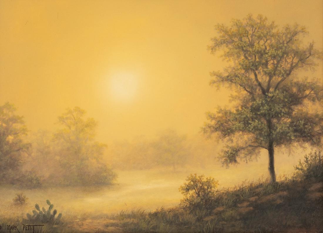 Mark Pettit (b. 1957), Texas Landscape, oil on canvas,