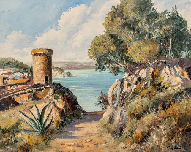 Jose Vives Atsara (1919 2004), "tossa De Mar", 1962,