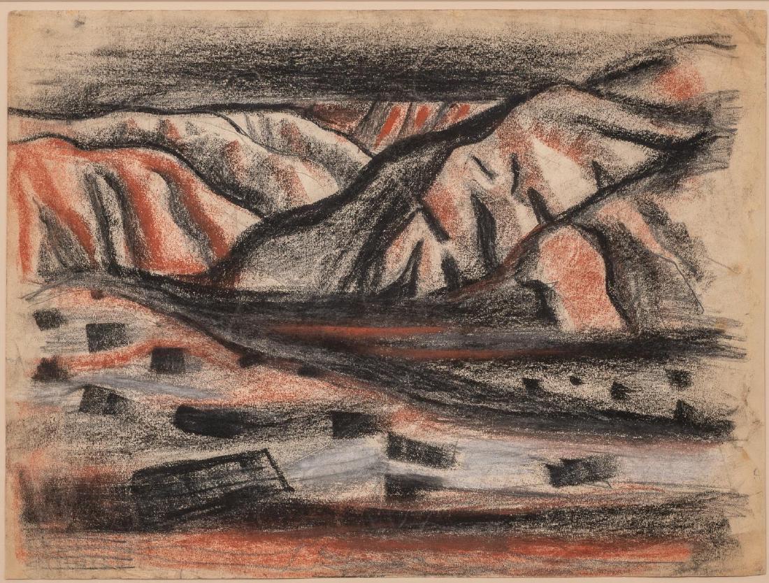 Seymour Fogel (1911-1984), "Texas Landscape",