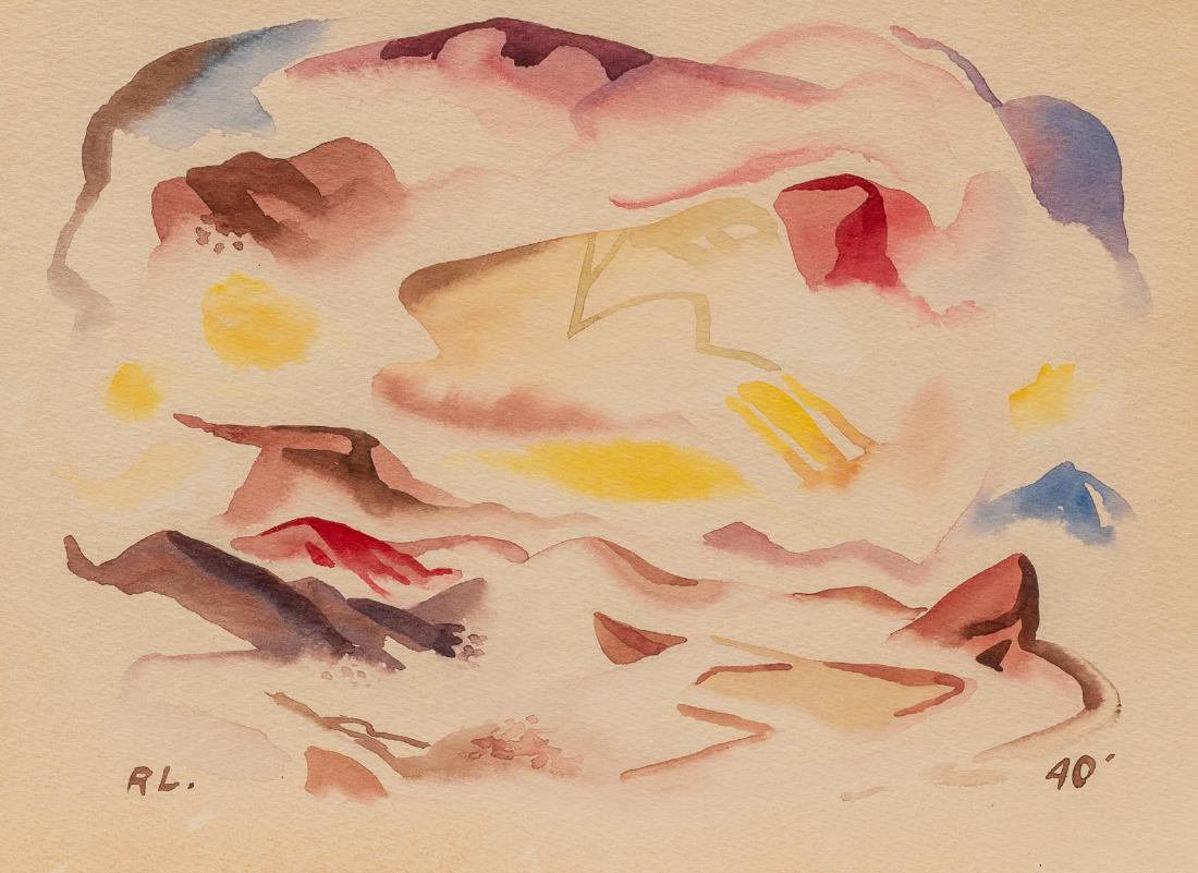 Robert Lockard (1905-1974), "#13 Abstraction", 1940,