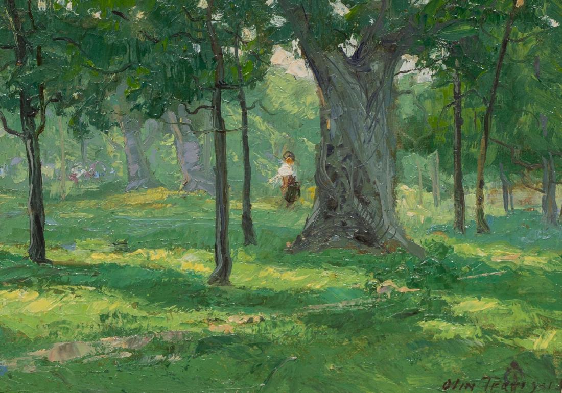 Olin Travis (1888-1975), Pair of Landscapes, oil