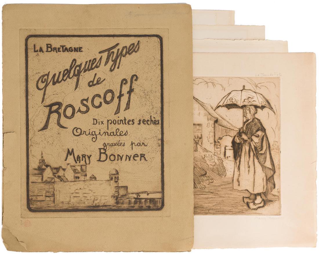 Mary Bonner (1887 1935), Roscoff Series: 5 Etchings