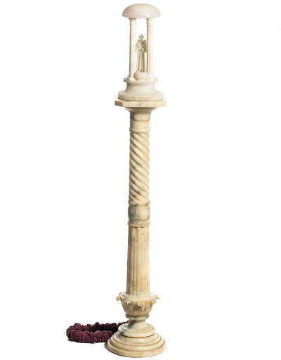 Art Deco Portico Form Alabaster Lamp, St Anthony - Oct 12, 2019 | Vogt ...